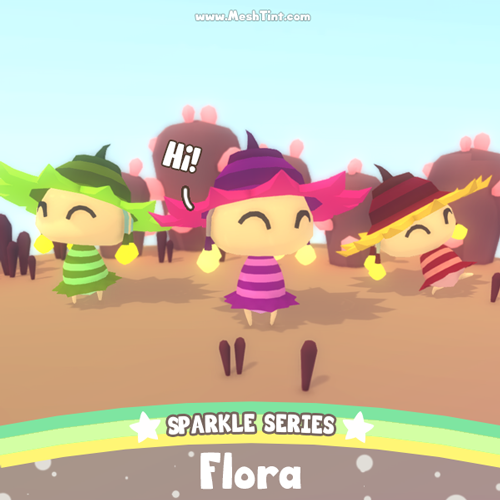 Sparkle Series Flora - Get 3D free models update!
