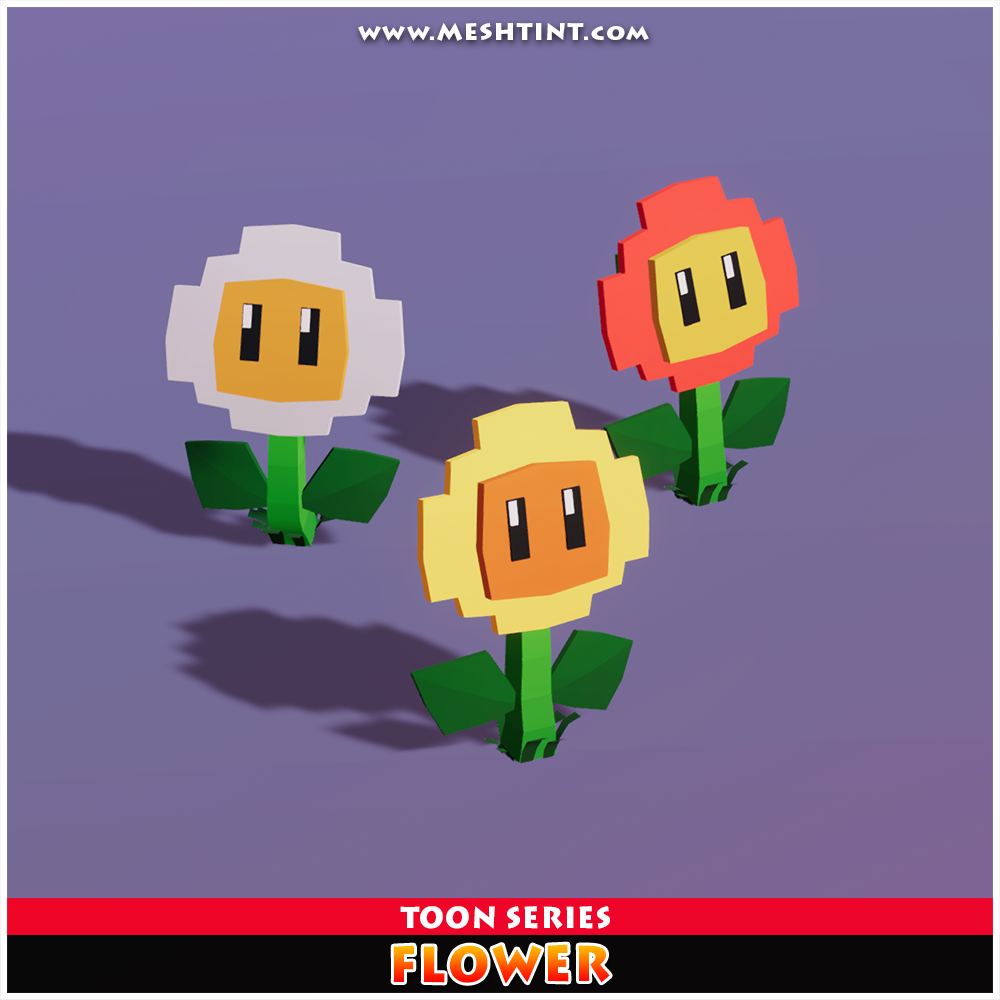 Meshtint Studio - Flower Toon Series | FREE 3D Model | Tutorial | Learn ...