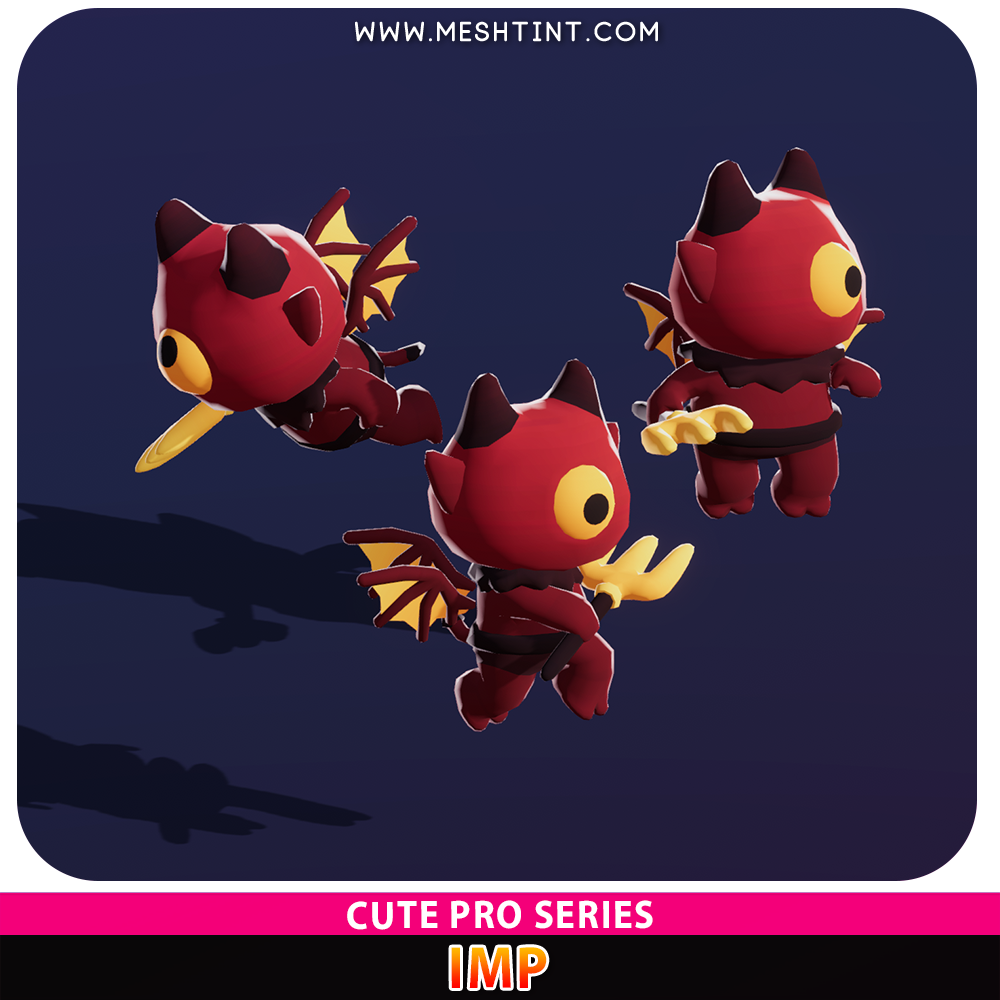 Meshtint Studio - Imp Cute Pro Series | FREE 3D Model | Tutorial | Learn Unity | Art Outsource