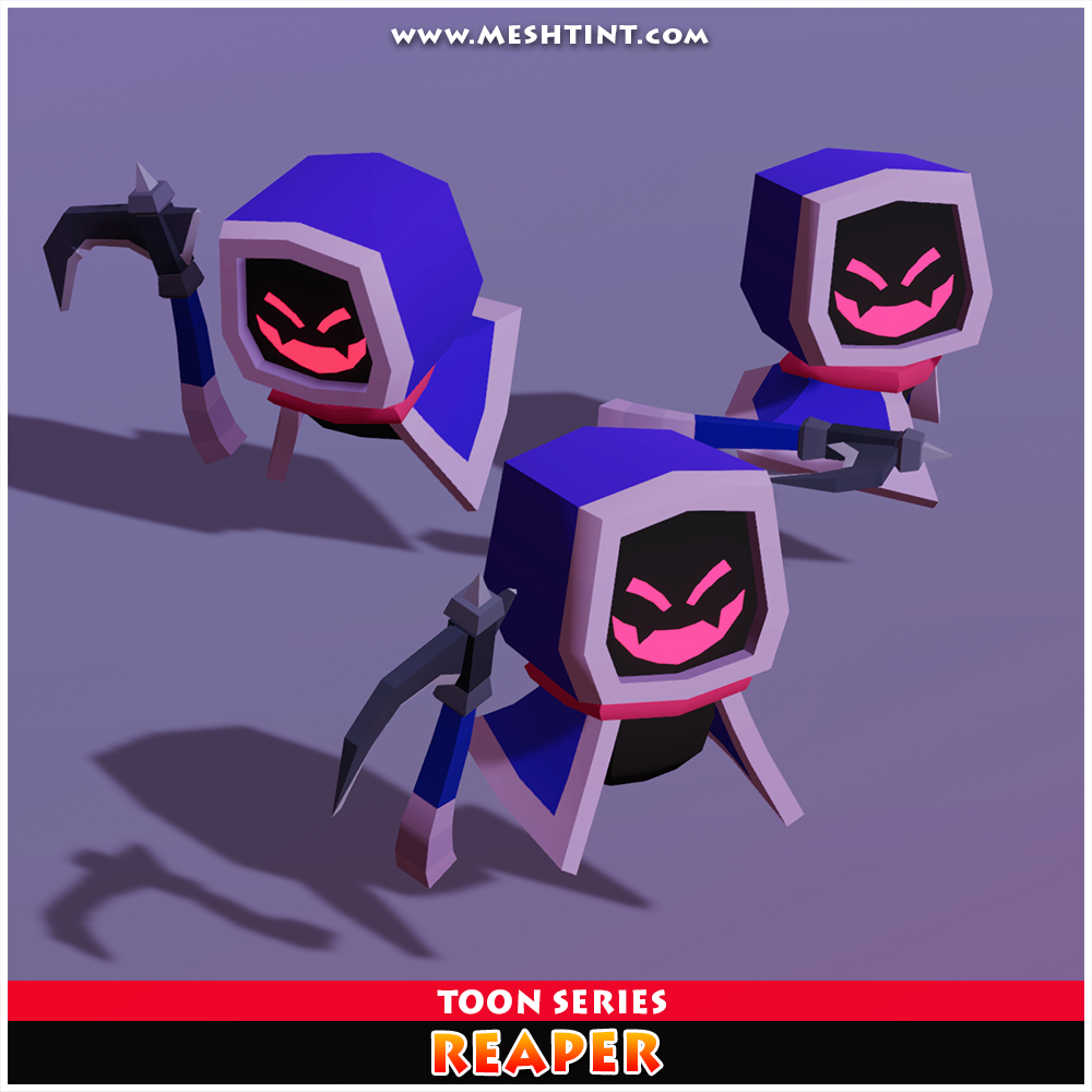 Meshtint Studio - Reaper Toon Series | FREE 3D Model | Tutorial | Learn Unity | Art Outsource