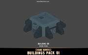 Meshtint Studio - CUBE - Buildings Pack 1.1 | FREE 3D Model | Tutorial | Learn Unity | Art Outsource