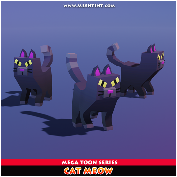 Meshtint Studio - Cat Meow Mega Toon Evolution Series | FREE 3D Model | Tutorial | Learn Unity ...