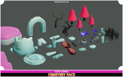 Meshtint Studio - Cemetery Pack Cute Series 1.1 | FREE 3D Model | Tutorial | Learn Unity | Art ...