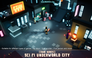 Meshtint Studio - CUBE - Sci Fi Underworld City Pack 1.7 | FREE 3D Model | Tutorial | Learn ...