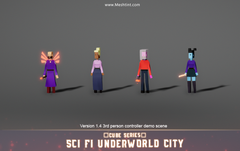 Meshtint Studio - CUBE - Sci Fi Underworld City Pack 1.7 | FREE 3D Model | Tutorial | Learn ...