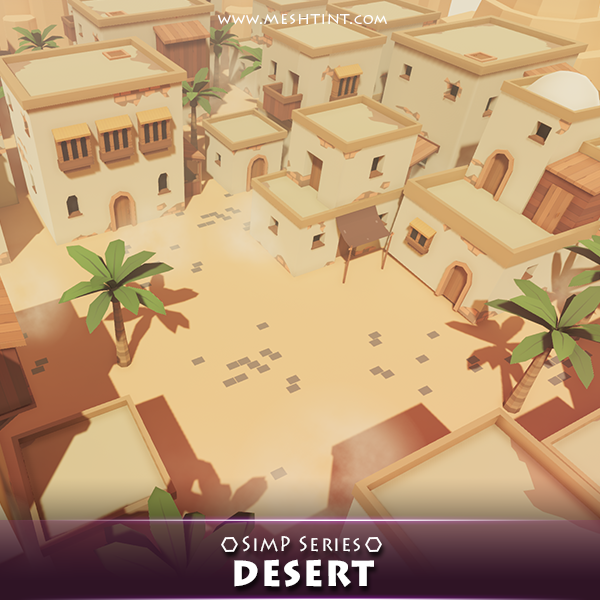 Meshtint Studio - Desert Pack SimP Series 1.1 | FREE 3D Model | Tutorial | Learn Unity | Art ...