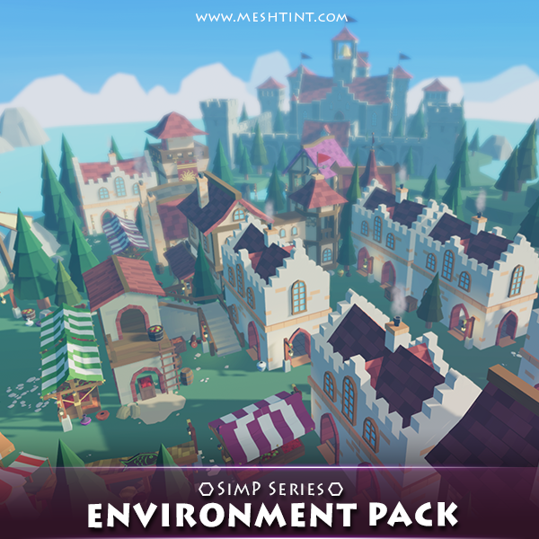 Meshtint Studio - Environment Pack SimP Series 1.2 | FREE 3D Model | Tutorial | Learn Unity ...