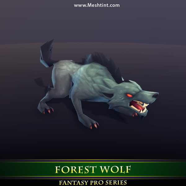 Meshtint Studio - Forest Wolf 1.4 | FREE 3D Model | Tutorial | Learn Unity | Art Outsource