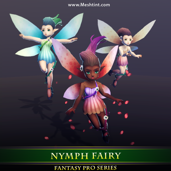 Meshtint Studio - Nymph Fairy 1.4 | FREE 3D Model | Tutorial | Learn ...