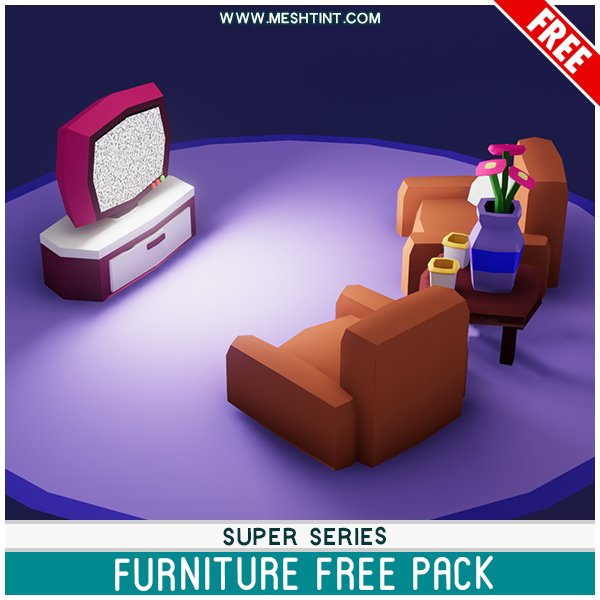 Meshtint Studio - Meshtint Free Super Furniture Pack | FREE 3D Model | Tutorial | Learn Unity ...