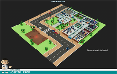 Meshtint Studio - Super Hospital Pack | FREE 3D Model | Tutorial ...