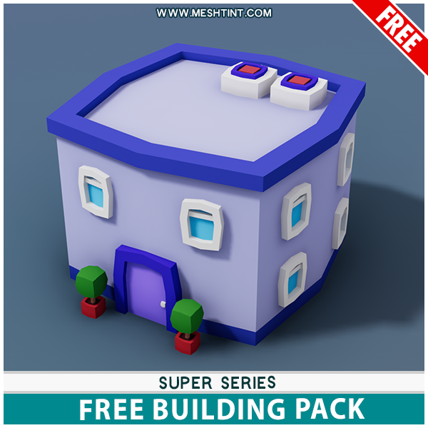 Meshtint Studio - Meshtint Free Super Building Pack | FREE 3D Model | Tutorial | Learn Unity ...