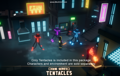 Meshtint Studio - CUBE - Robot Tentacles | FREE 3D Model | Tutorial | Learn Unity | Art Outsource