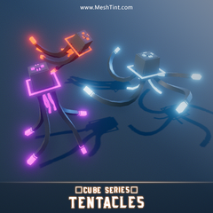 Meshtint Studio - CUBE - Robot Tentacles | FREE 3D Model | Tutorial | Learn Unity | Art Outsource