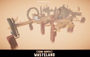Meshtint Studio - CUBE - Wasteland 1.1 | FREE 3D Model | Tutorial | Learn Unity | Art Outsource