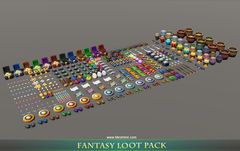 Meshtint Studio - Fantasy Loot Pack 1.3 | FREE 3D Model | Tutorial ...