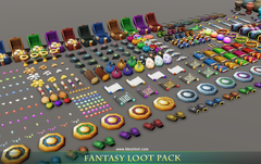 Meshtint Studio - Fantasy Loot Pack 1.3 | FREE 3D Model | Tutorial ...