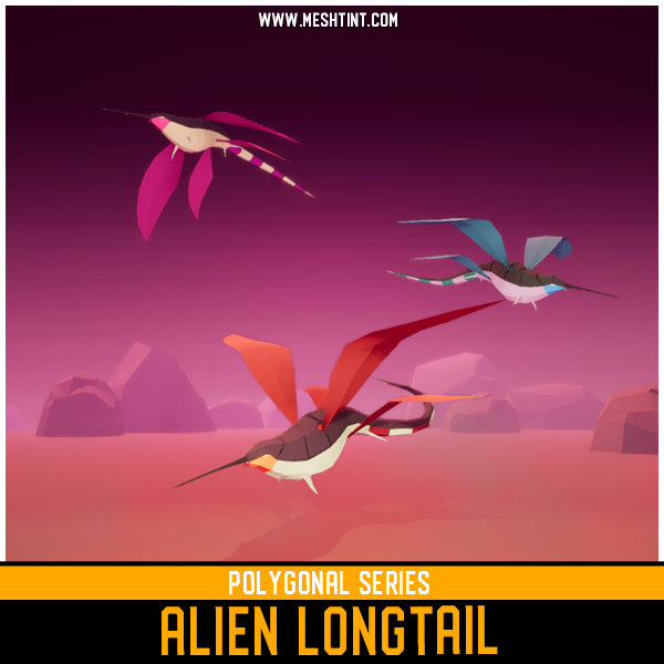 Meshtint Studio - Polygonal - Alien Longtail | FREE 3D Model | Tutorial | Learn Unity | Art ...